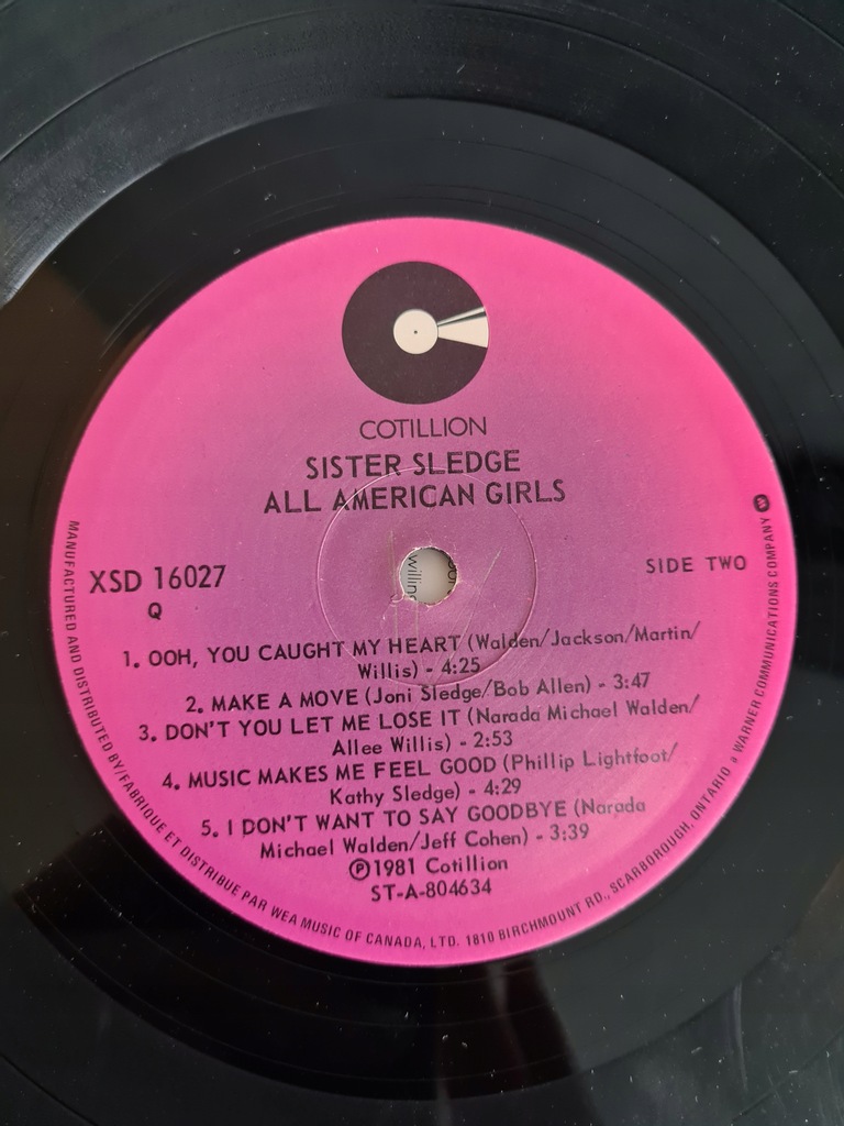 Купить Sister Sledge - Все американские девушки, 1981, УНИКАЛЬНО: отзывы, фото и характеристики ...