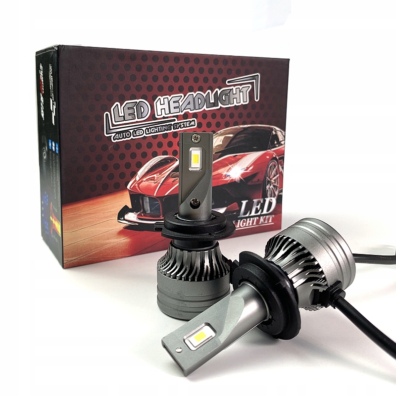 MOCNY zestaw LED H7 350% żarówki CSP 3570 12V 24V - 13863385661 ...