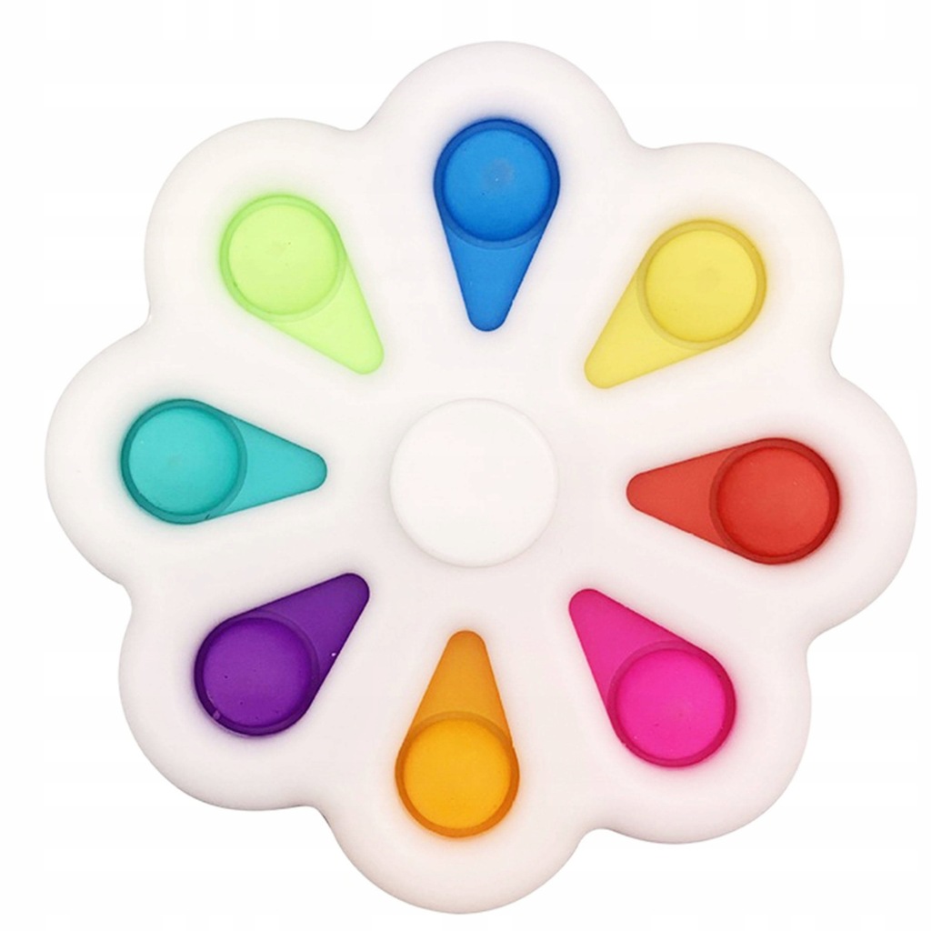 SIMPLE DIMPLE FIDGET SPINNER ZABAWKA SENSORYCZNA - 12561616959 ...