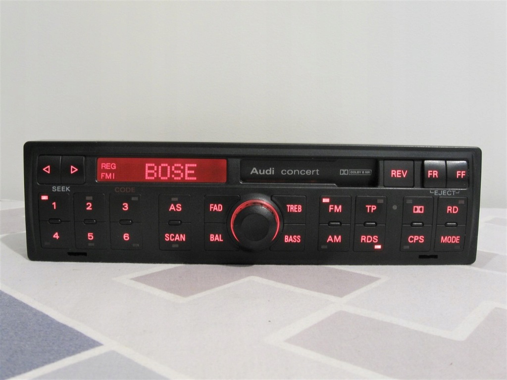 RADIO AUDI CONCERT PANASONIC BOSE A3 A4 A6 22CM - 8635898243 - oficjalne archiwum Allegro