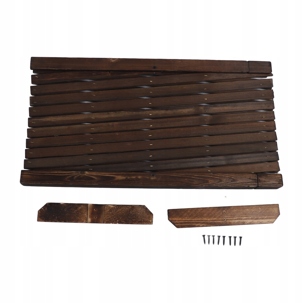 Rozkładany drewniany płot ogrodowy 70cm wysokość antykorozyjna IW ...