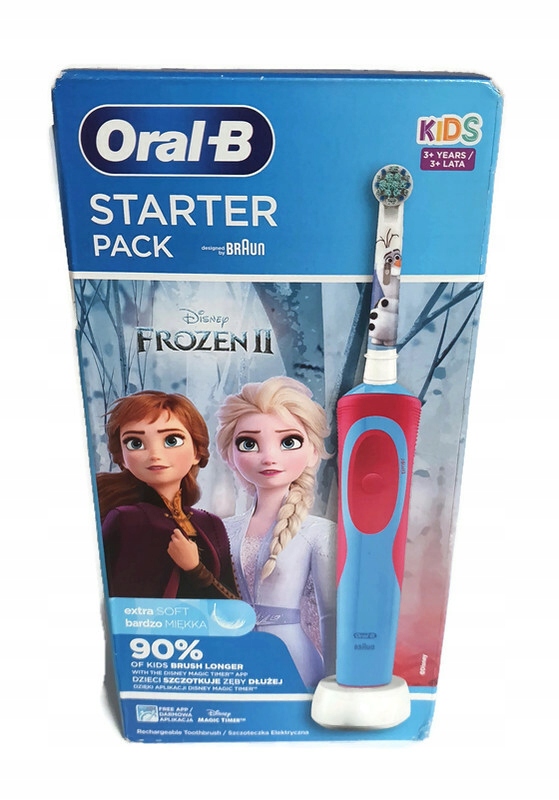 Oral-B Szczoteczka rotacyjna Kids Stages Frozen - 12894587487 - oficjalne archiwum Allegro