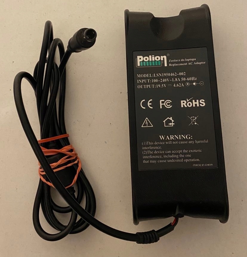 POLION ZASILACZ 19,5V 4,62A LSN1950462-002 USZKODZ - 11732063365 ...