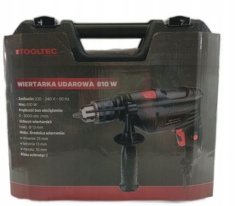 WIERTARKA UDAROWA TOOLTEC 810W #KOMPLET - 12045159567 - oficjalne ...