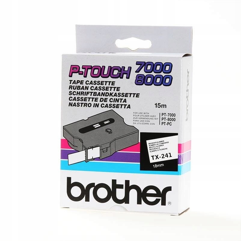 Etykiety do drukarek BROTHER P-TOUCH PT-7000/8000 - 9806319491 - oficjalne archiwum Allegro