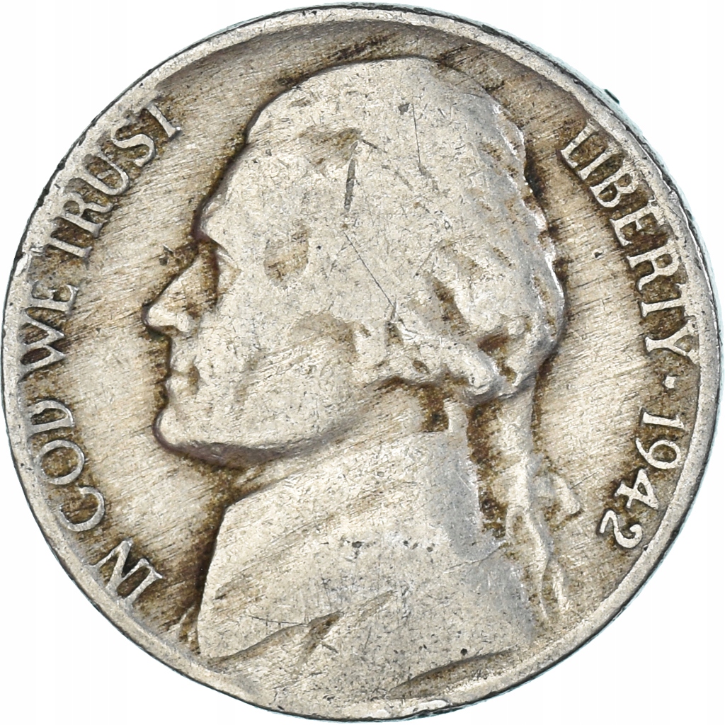 Moneta, USA, 5 Cents, 1942 - 13610323171 - oficjalne archiwum Allegro