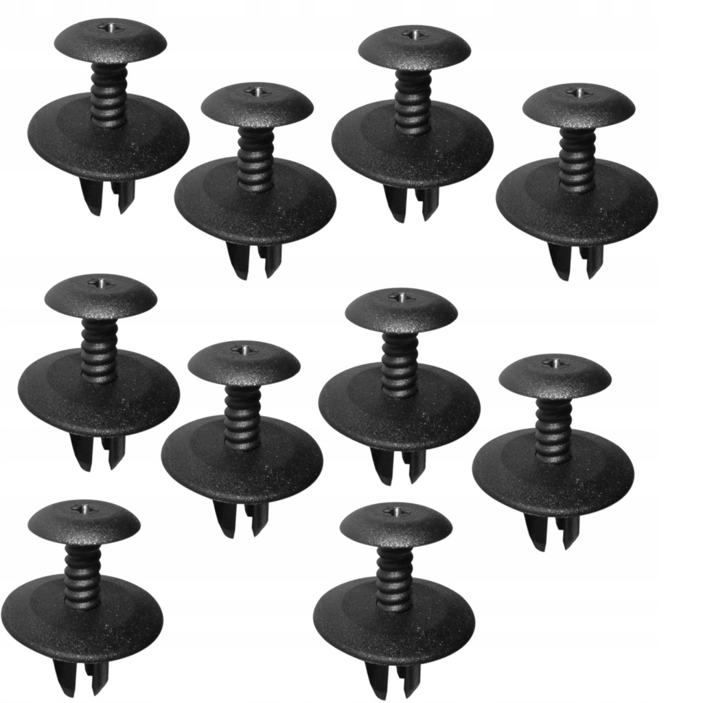 VOLKSWAGEN SPINKI WCISKI MOCOWANIA TAPICERKI 10szt - 14455925160 ...