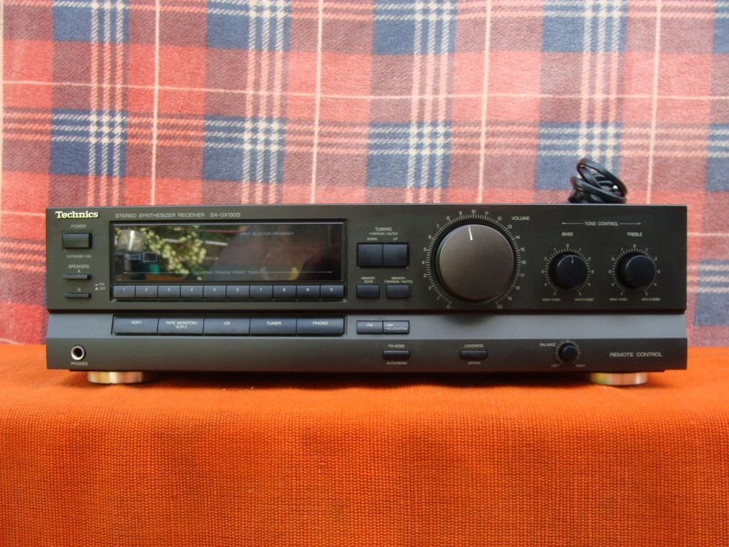 AMPLITUNER TECHNICS MODEL. SA-GX130D - 8197926320 - oficjalne archiwum ...