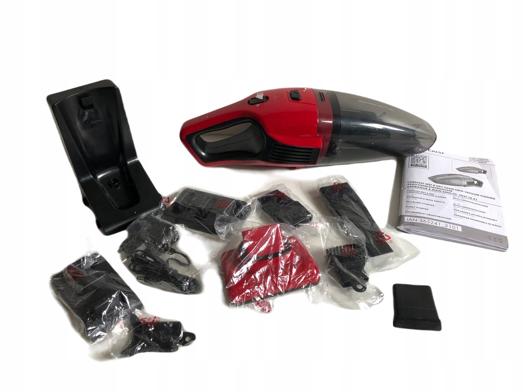 Odkurzacz ręczny Silvercrest SAST 18 A1 czerwony - 13983252679 - oficjalne archiwum Allegro