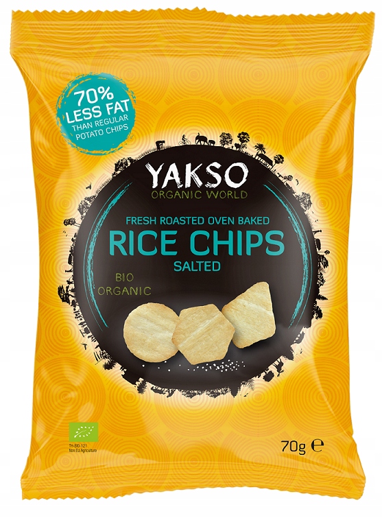 KRAKERSY RYŻOWE MINI SOLONE BIO 70 g - YAKSO - 12431626949 - oficjalne archiwum Allegro