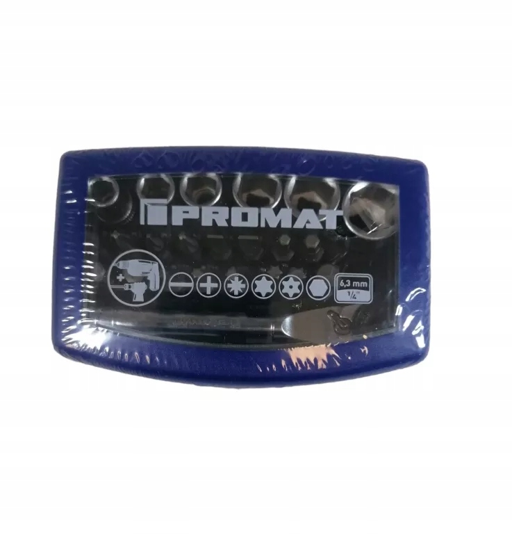 PROMAT ZESTAW BITÓW NASADEK Z GRZECHOTKĄ 24 CZĘŚC - 13511175648 ...