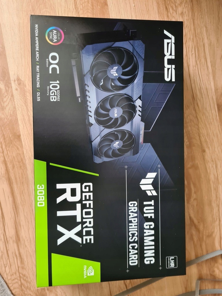 Karta graficzna Asus RTX 3080 TUF Gaming OC V2 LHR 10GB GDDR6X 10 GB ...