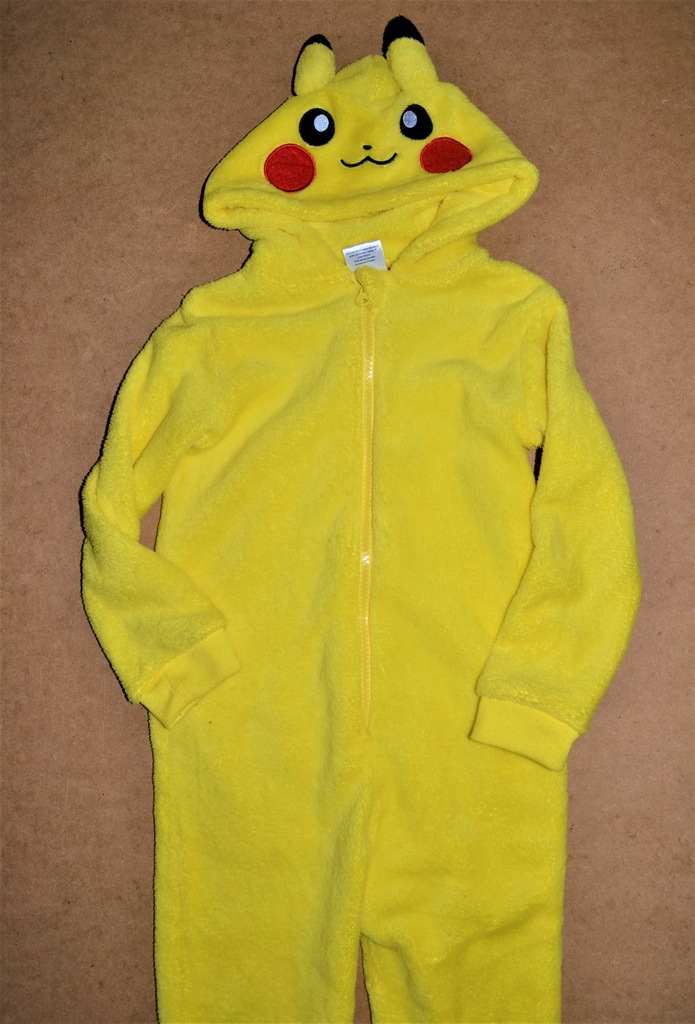pokemon Pikachu strój piżama przebranie 7/8 lat_122/128 cm ...