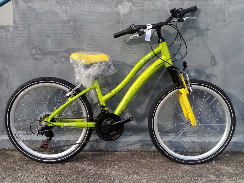 Rower ROMET BASIA 24 zielony - 13345564274 - oficjalne archiwum Allegro