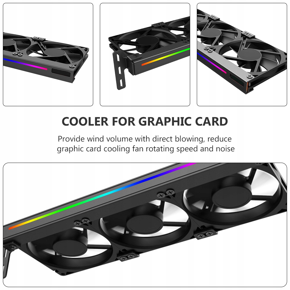 GPU Cooler Graphic Card Cooler 3-Pin ARGB Złącze - 12134036312 ...