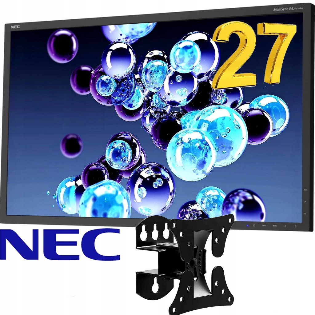 Monitor NEC 27'' VESA WQHD IPS Głośnik 6ms +uchwyt - 13284136127 ...