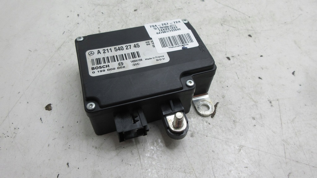 Mercedes w211 a2115402745 moduł akumulatora aku - 13092129178 ...