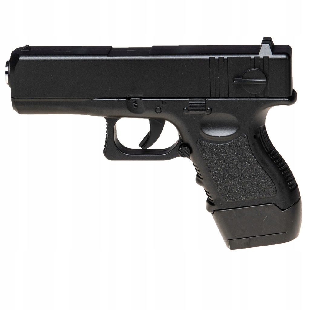 Pistolet g16 Metalowy GLOCK + 5x kulki 6mm 800 szt - 11449347431 ...