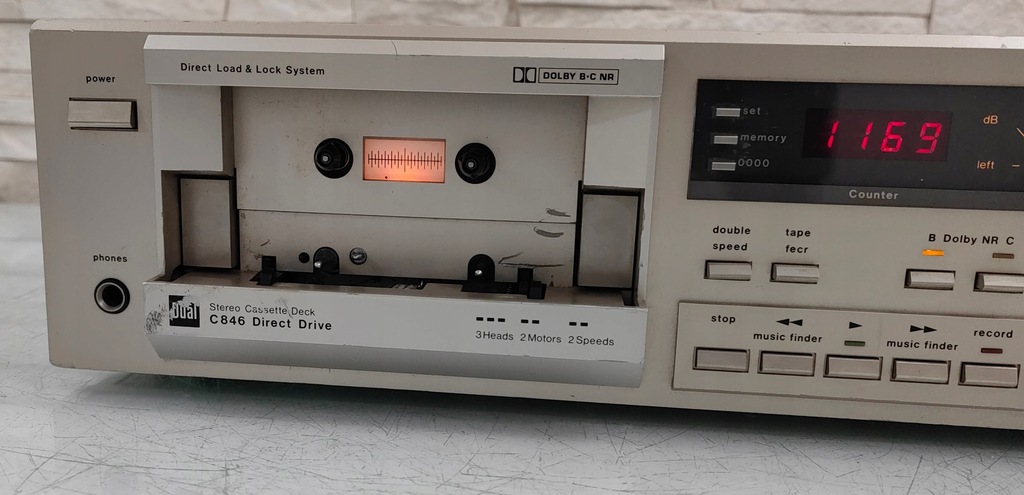 Dual C 846 Vintage Stereo Cassette Deck - 13594084142 - oficjalne ...