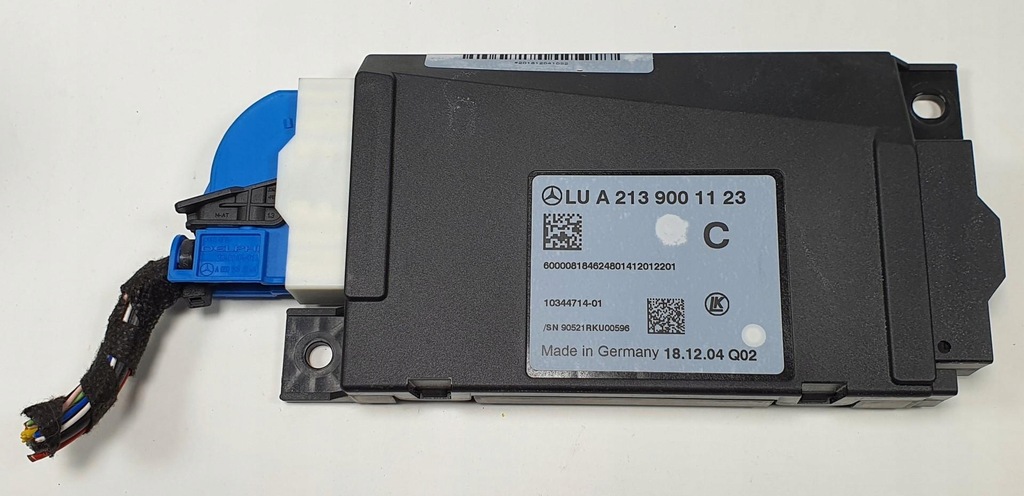 MODUŁ STEROWNIK STACYJKI MERCEDES W205 A2139001123 - 13437837592 ...