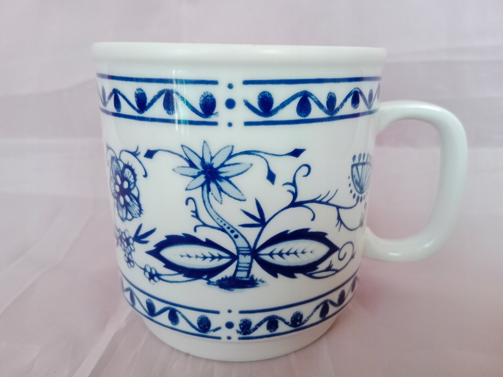 Filiżanka kubek wzór cebulowy Kahla Turyngia 20-6 - 12292560663 - oficjalne archiwum Allegro