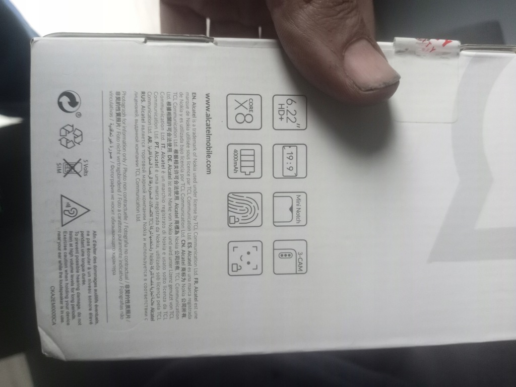 Alcatel 3L 5029D 4GB/64GB tano - 12668617710 - oficjalne archiwum Allegro