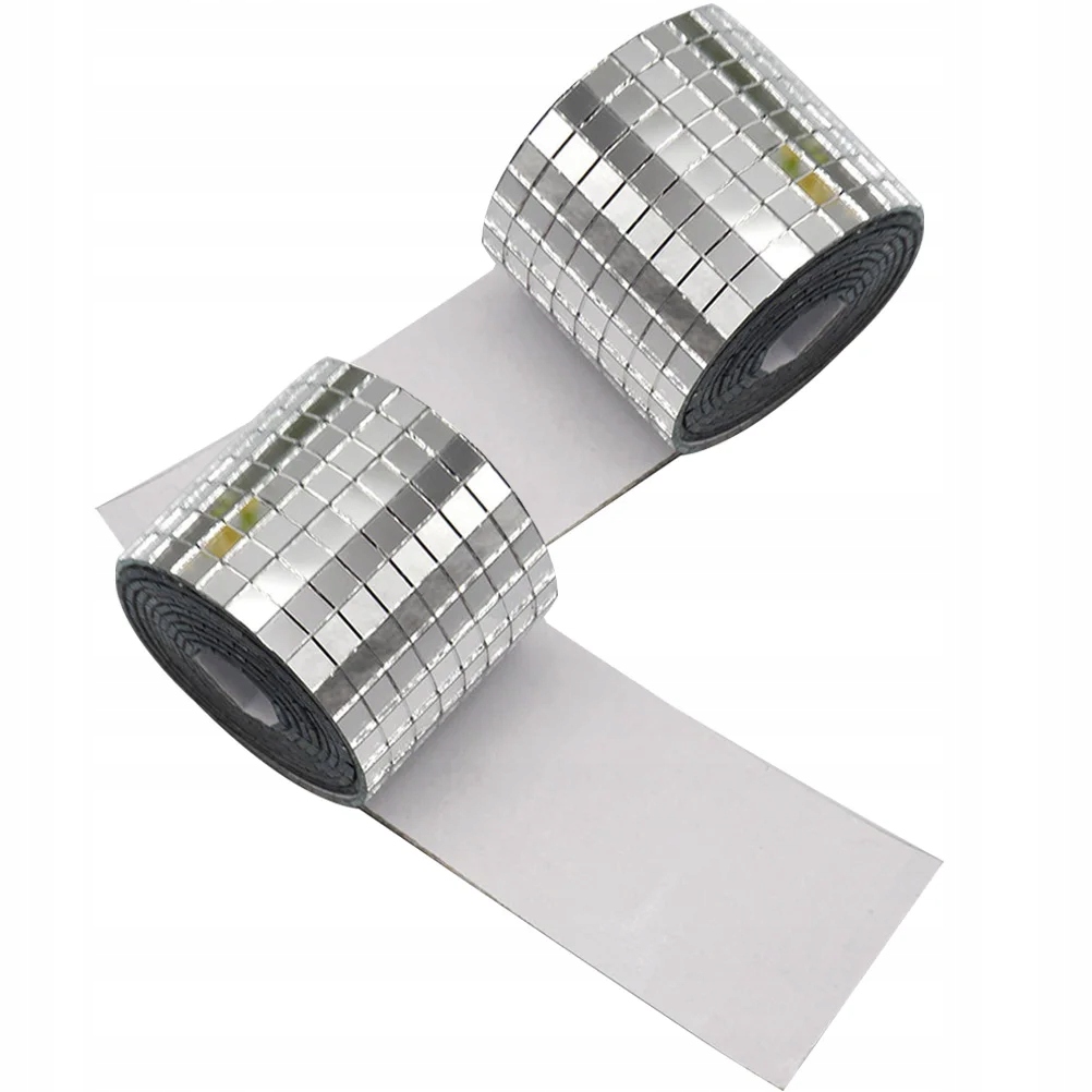 Mosaic Wall Stickers Mirror Tiles Border 2 Rolls - 13793235830 ...