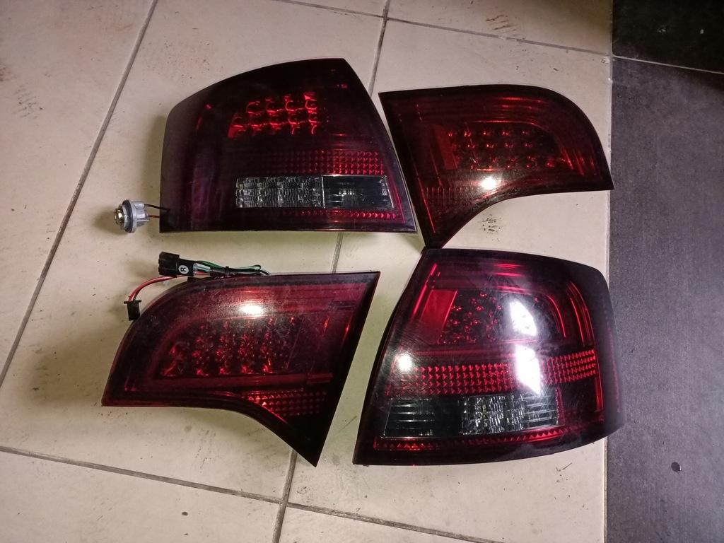 Lampa lampy tył tylne Audi A4 B7 kombi tuning LED - 13188351690 ...