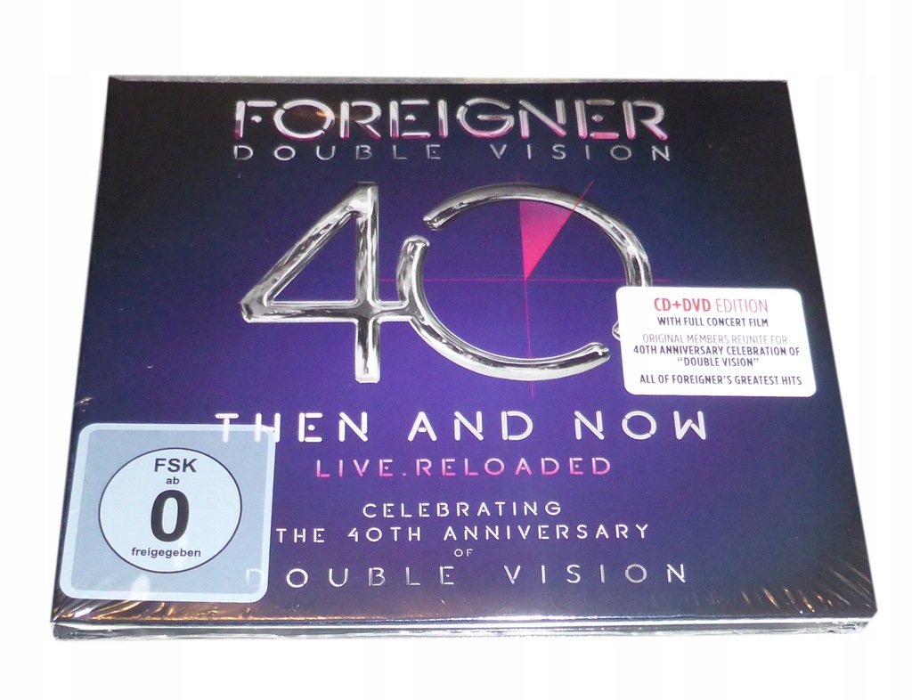 FOREIGNER Double Vision: Then And Now LIVE CD+DVD - 11054380444 - oficjalne archiwum Allegro