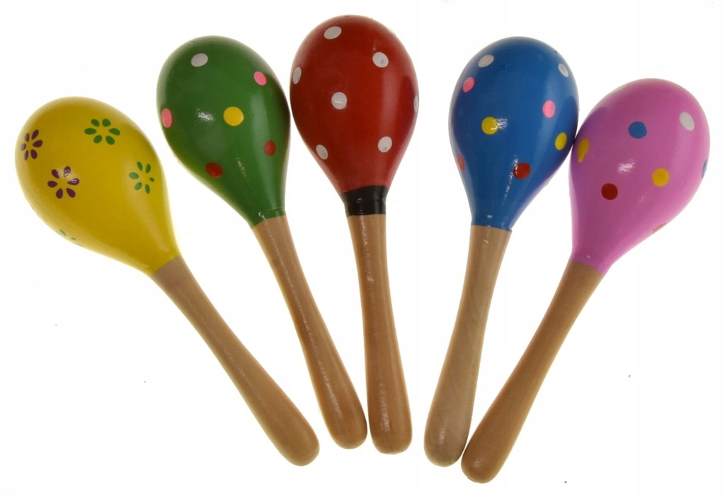 Marakasy drewniane duża grzechotka drewniana duże - 11808658723 ...