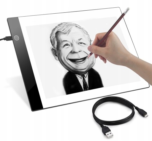 TABLET GRAFICZNY DESKA KREŚLARSKA DO RYSOWANIA LED - 13062561742 ...