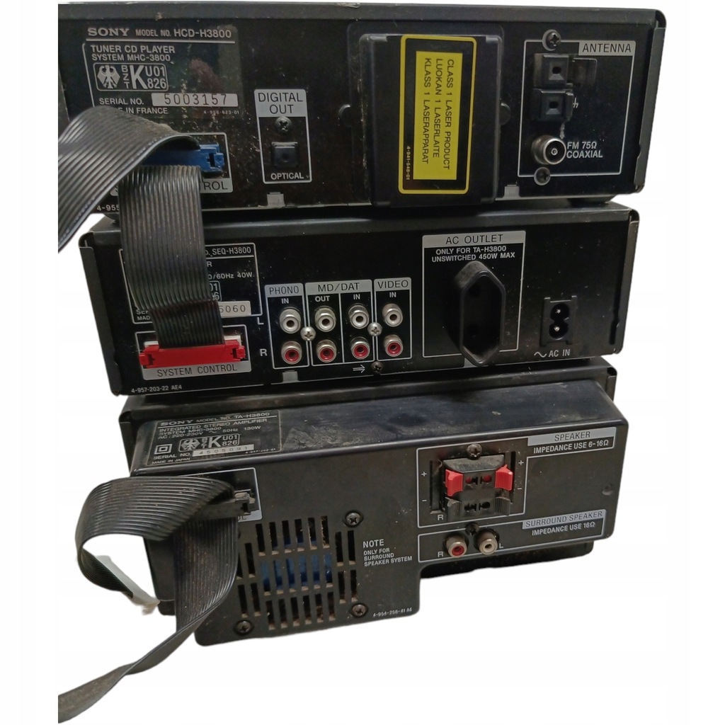 Wieża Sony MHC 3800. Aukcja BCM - 14419615369 - oficjalne archiwum Allegro