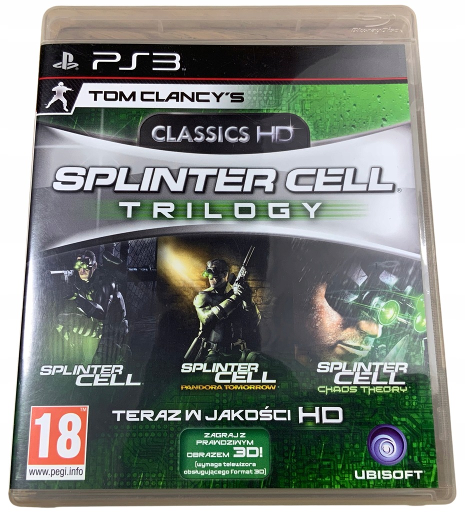 SPLINTER CELL TRILOGY HD płyta IDEAŁ Z PL PS3 - 12080684155 - oficjalne archiwum Allegro