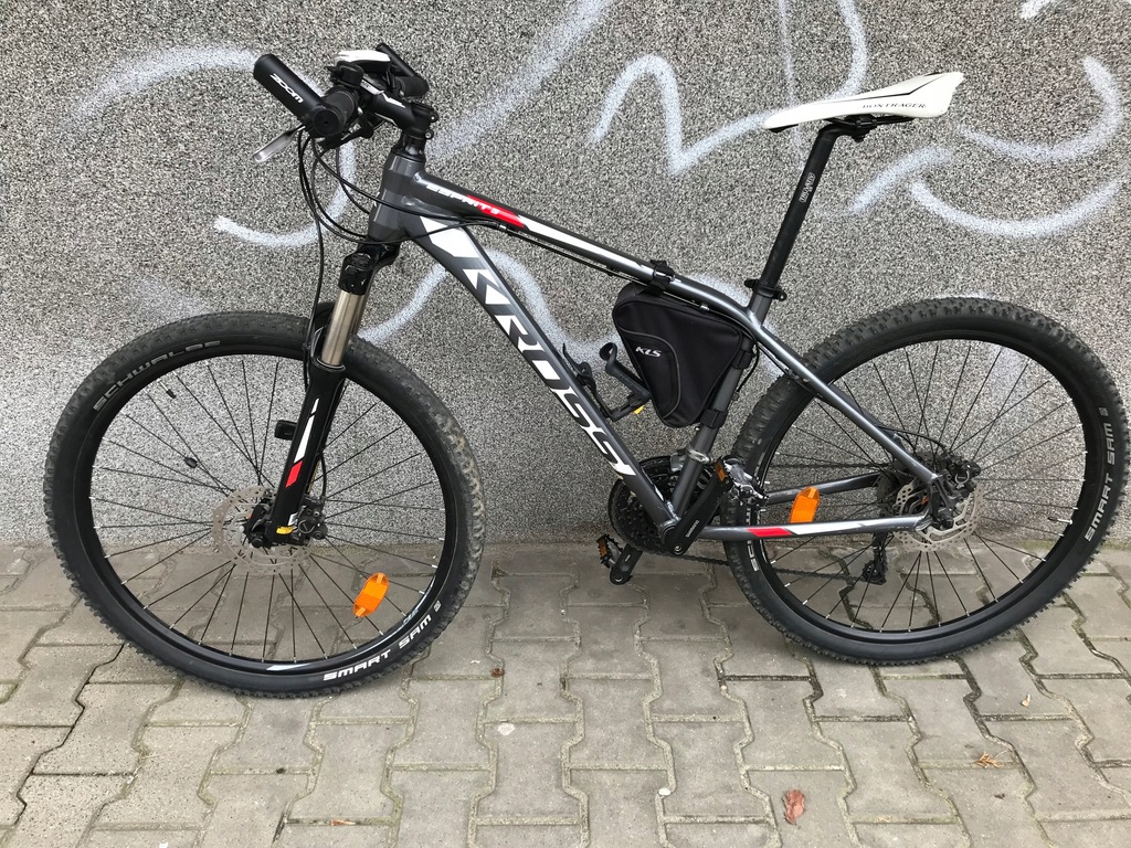 Rower MTB Kross ESPRIT 5 szary rama 17 cali - 13410705024 - oficjalne archiwum Allegro