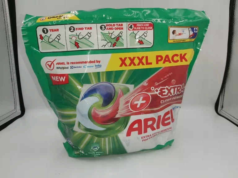 KAPSUŁKI ARIEL EXTRA CLEAN POWER 52 SZTUKI XXXL - 13010432544 ...