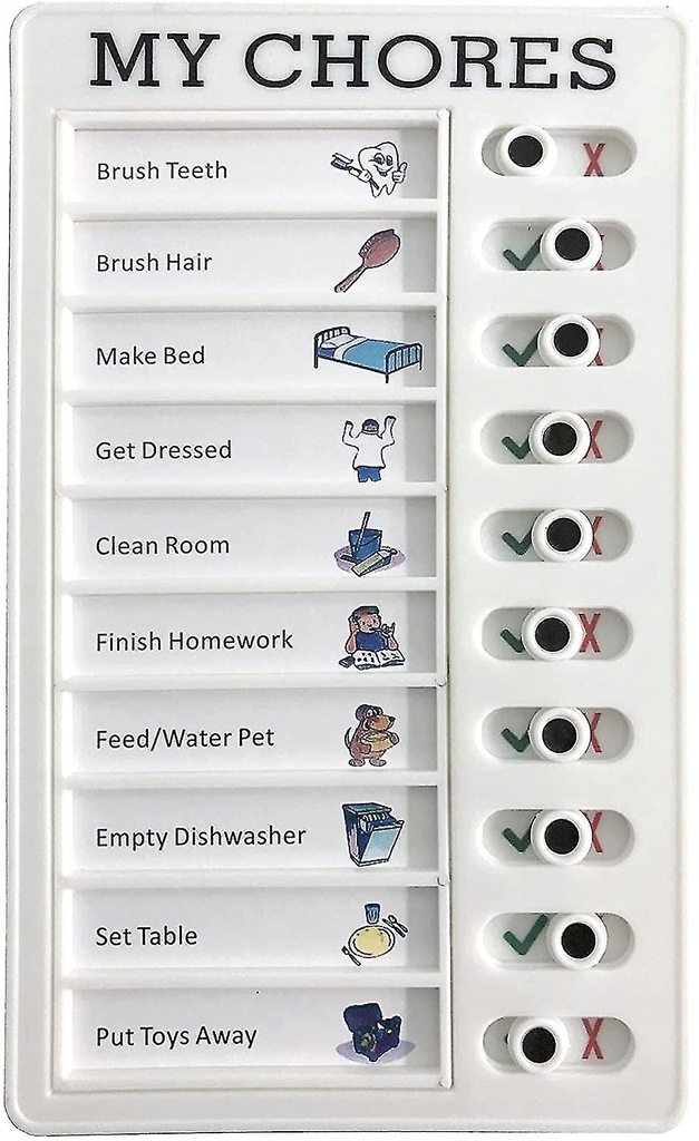 Chore Chart Memo Checklist Board Daily To Do List Planner Check List Chore - 16689698198 ...