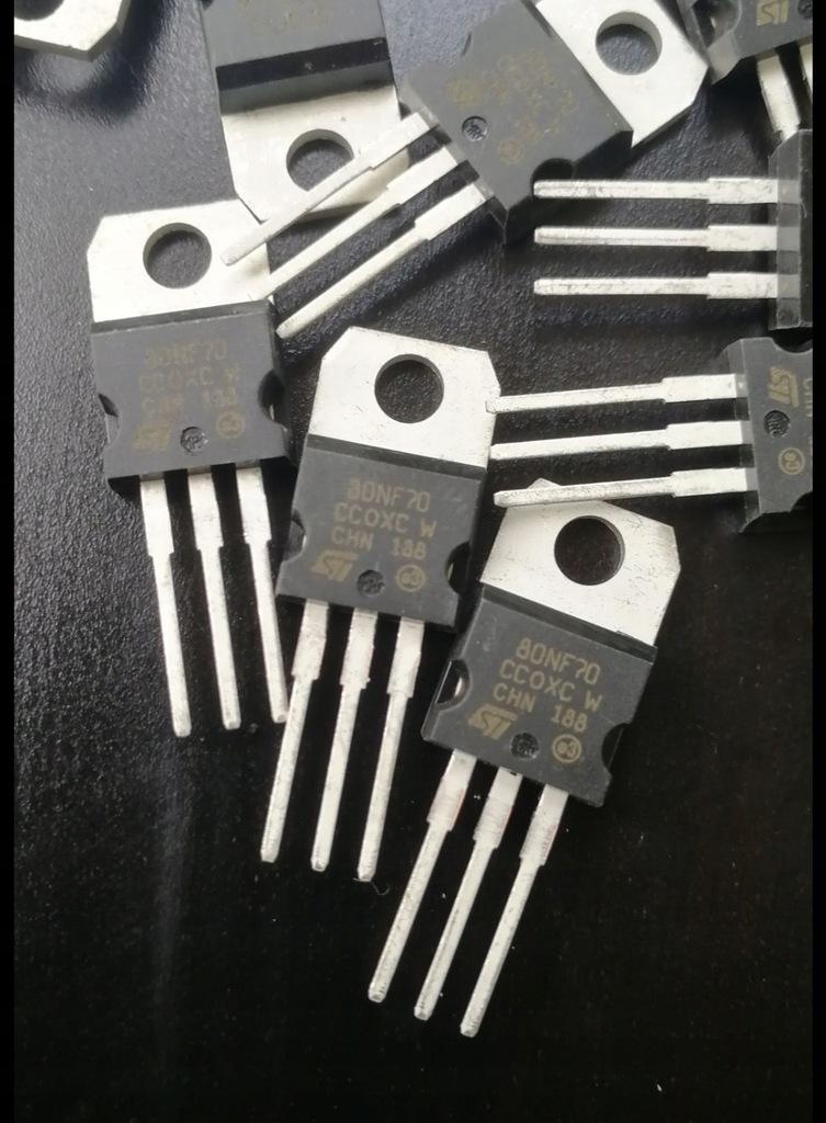 Tranzystor N-MOSFET STP80NF70 TO-220 80NF70 - 12830454068 - oficjalne archiwum Allegro