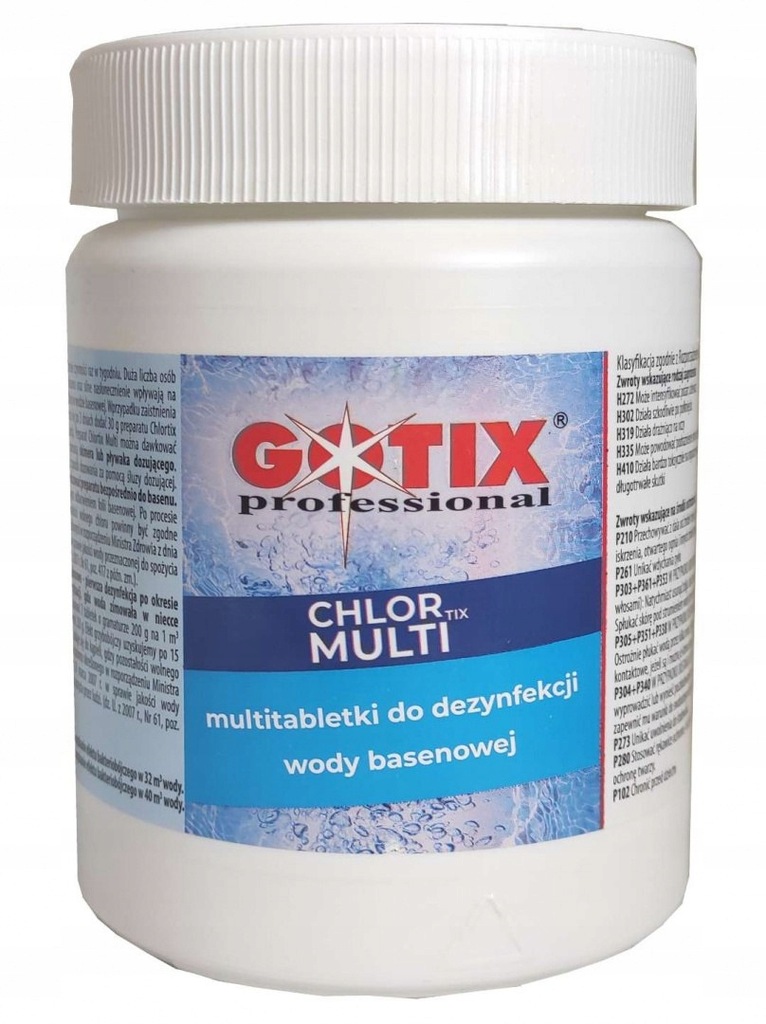 Chlortix Multi Chlor Tabletki do Basenu 20x20g (40 - 12437001687 ...