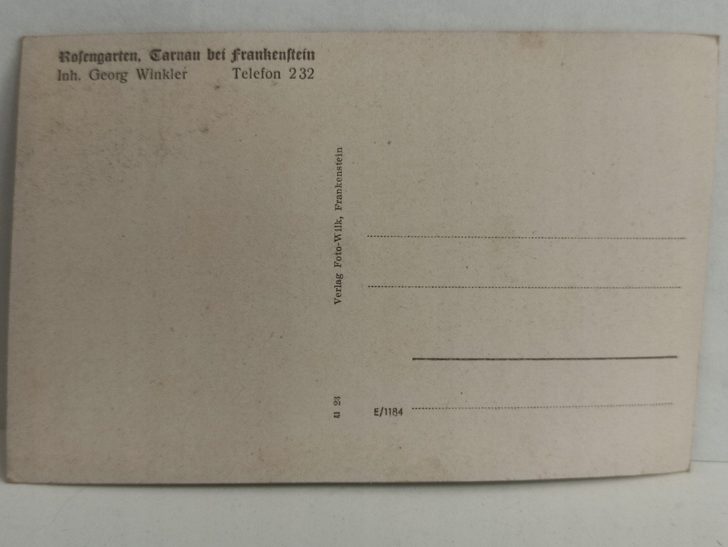 Stara pocztówka Tarnów Ząbkowice Śląskie Tarnau - 13572493127 ...