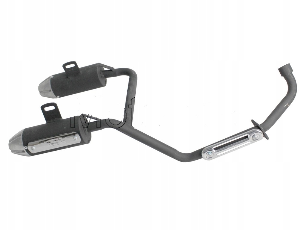 TŁUMIK WYDECH ATV 110 PODWÓJNY DYFUZOR CZARNY - 11006076331 - oficjalne archiwum Allegro