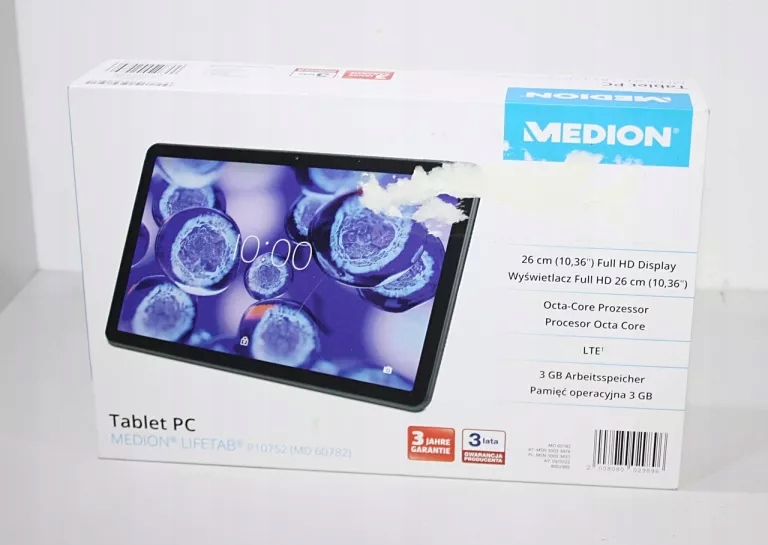 TABLET MEDION P10752 -OKAZJA- - 13079789731 - oficjalne archiwum Allegro