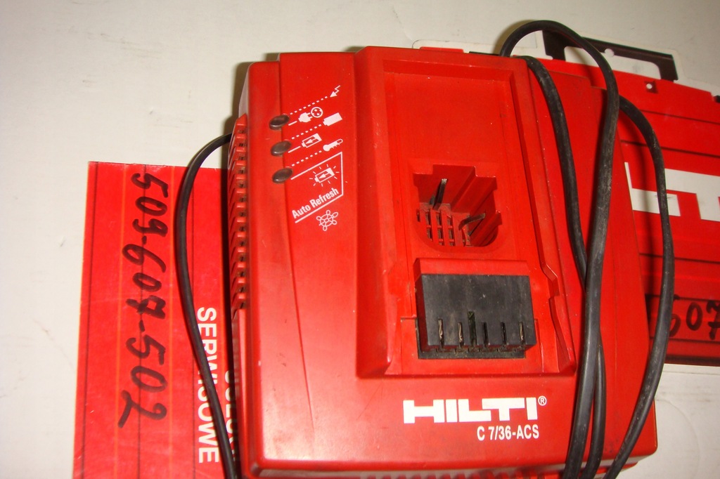 ŁADOWARKA HILTI C7/36ACS DO BATERII OD 9 DO 36V - 12995361483 - oficjalne archiwum Allegro