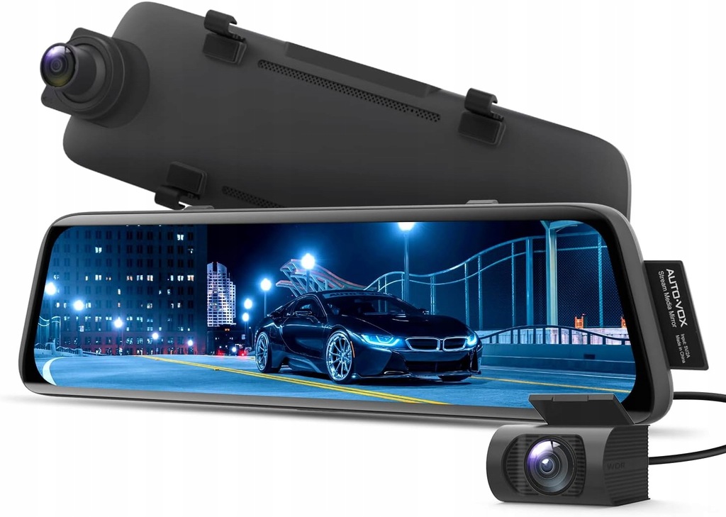 AUTOVOX V5 Lustro wsteczne z kamerą cofania OUTLET - 15089824999 - oficjalne archiwum Allegro