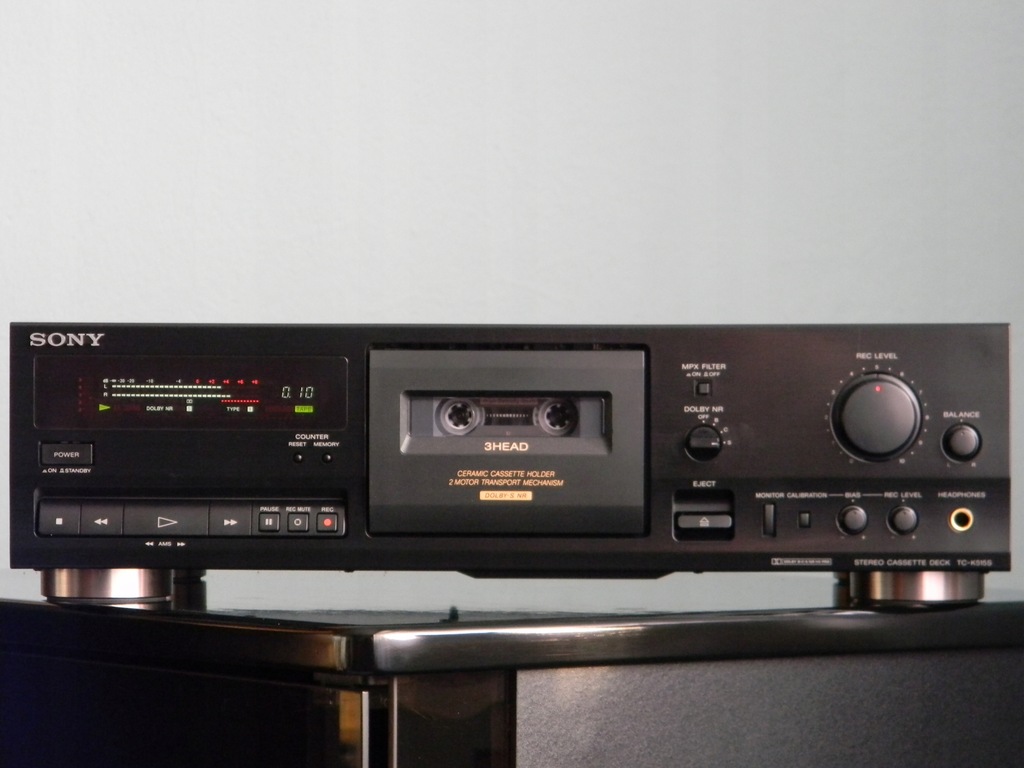 Magnetofon Sony TC-K515S ŁADNY, Nowe paski i rolka - 13177432542 - oficjalne archiwum Allegro