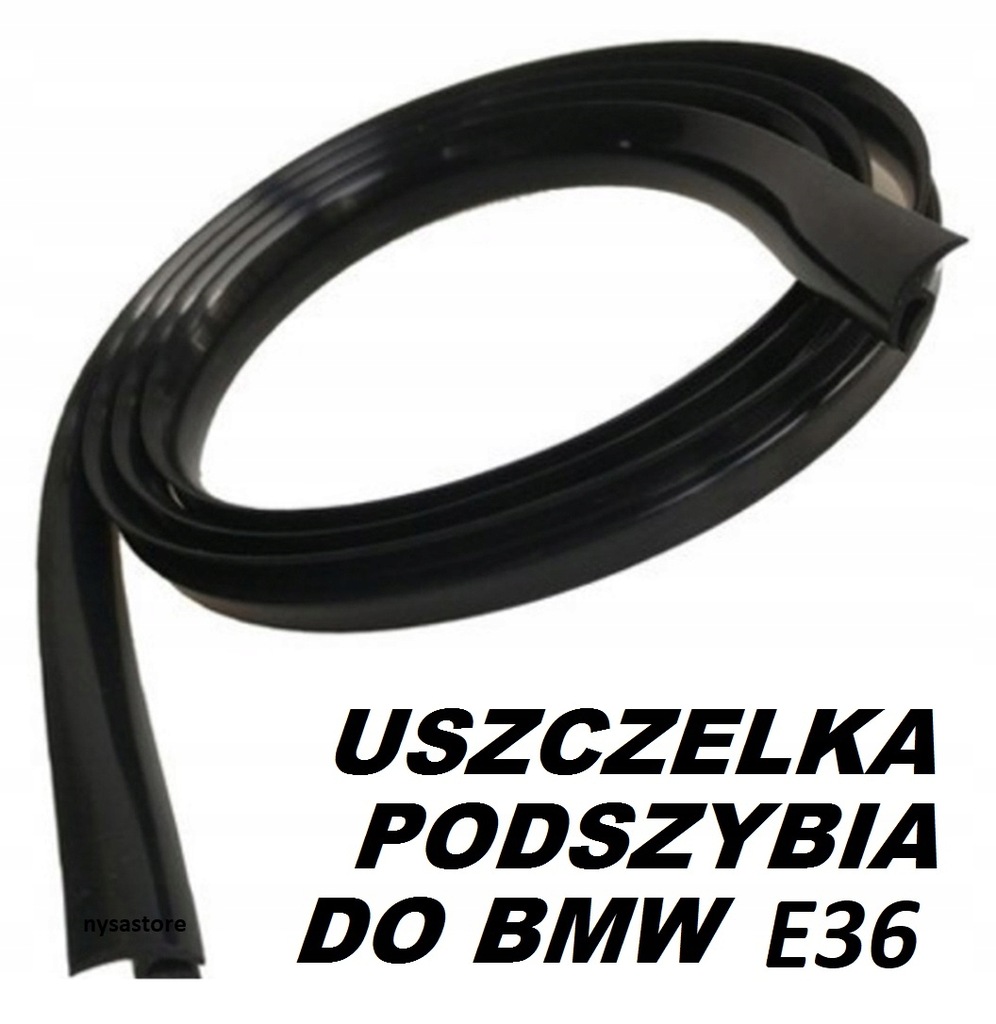 Uszczelka podszybia BMW E36 - 12651512837 - oficjalne archiwum Allegro