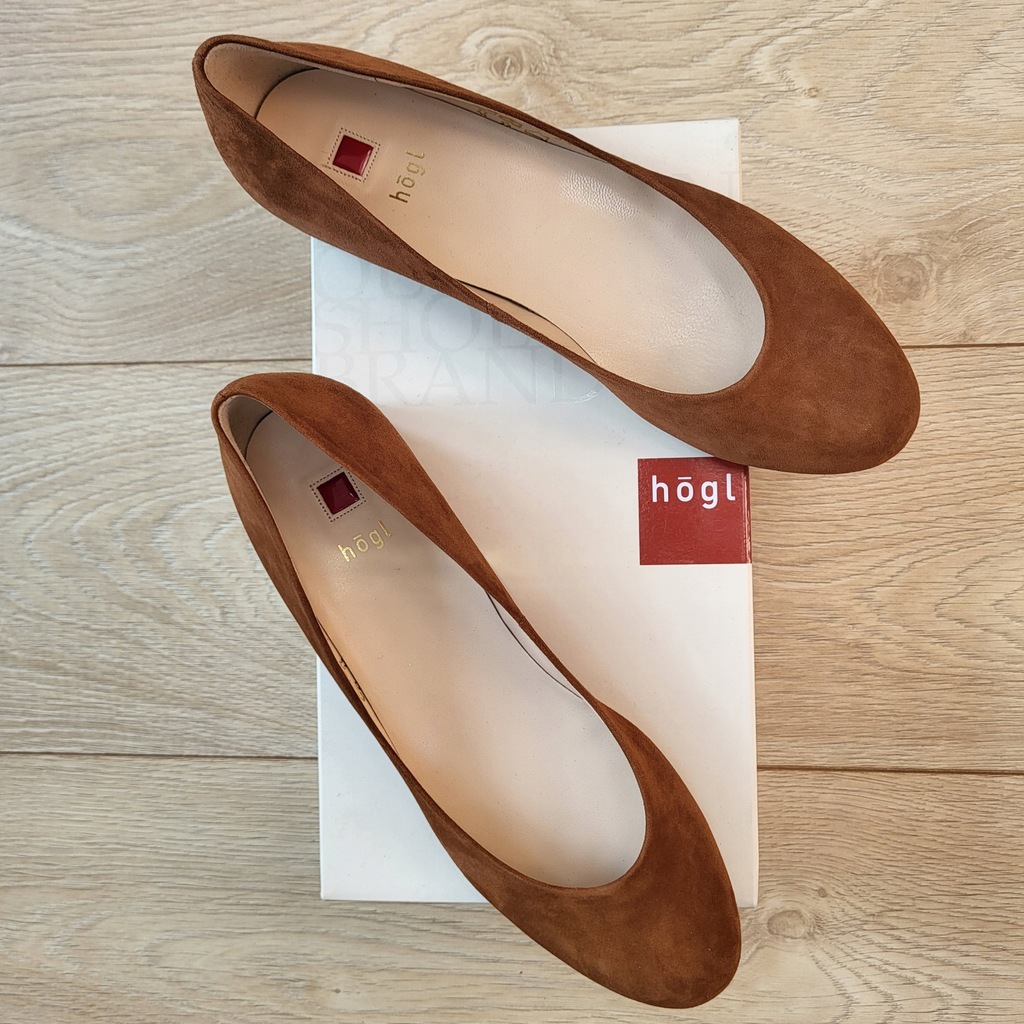 HOGL damskie baleriny rozm 38,5 - 14365659524 - oficjalne archiwum Allegro