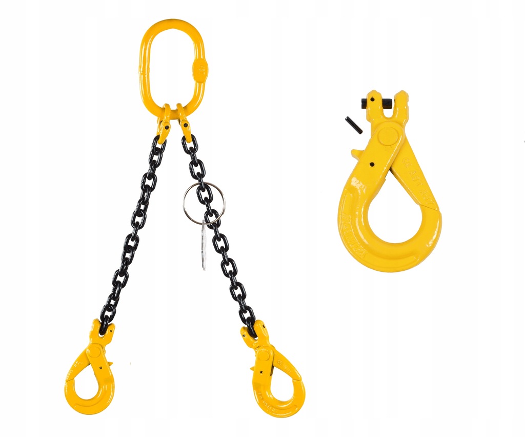 ZAWIESIA ZAWIESIE ŁAŃCUCHOWE 2C 11,2T 0,5M HAK BEZ - 10821595583 ...