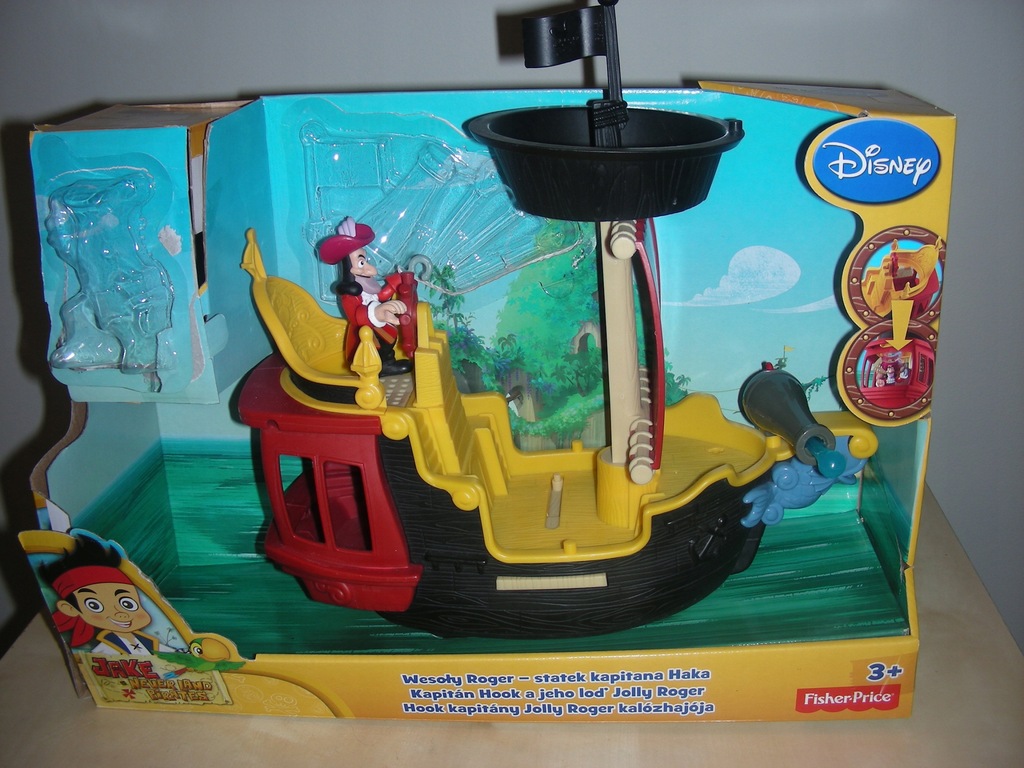 Jake Piraci z Nibylandii Statek Kapitan Hak Roger - 11530390238 ...