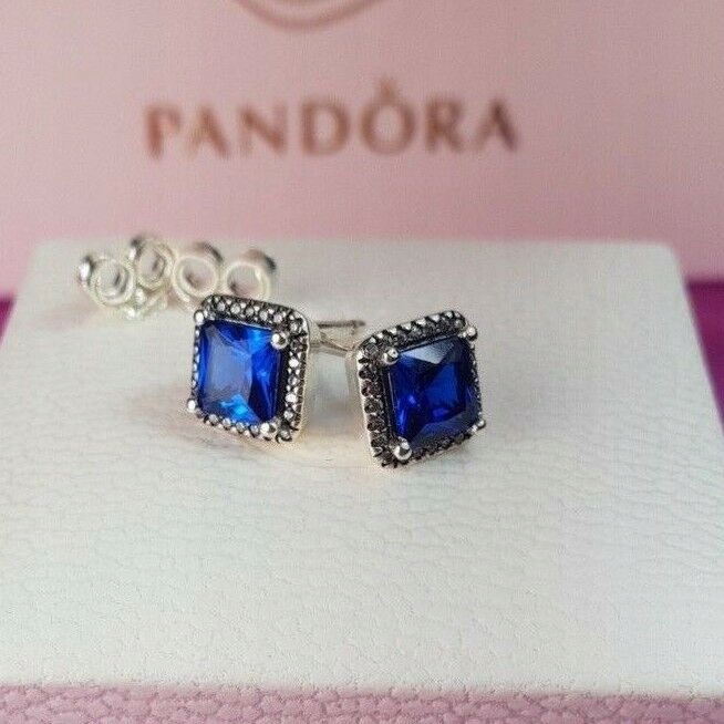 Pandora Kolczyki z KRYSZTAŁEM I CYRKONIĄ SZEŚCIENN - 7882304767 ...