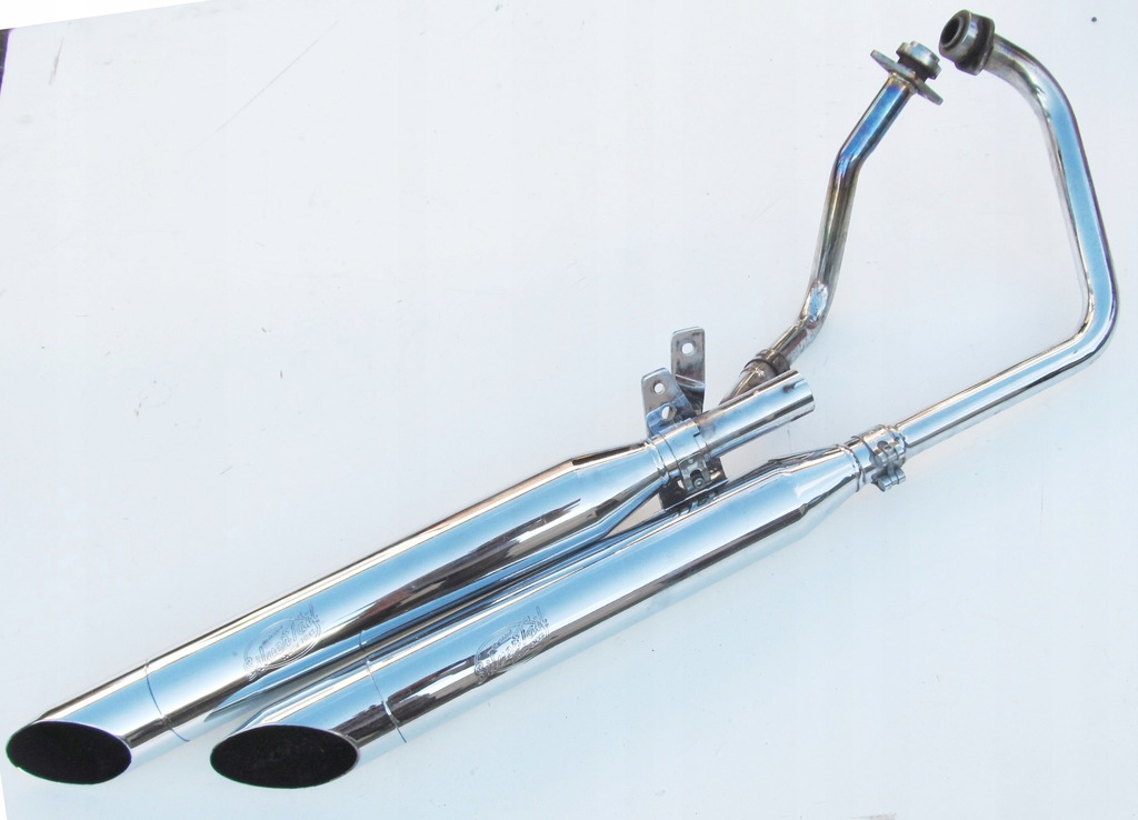 tłumik wydech SILVER TAIL Yamaha XV Virago 125 250 - 8275081341 - oficjalne archiwum Allegro